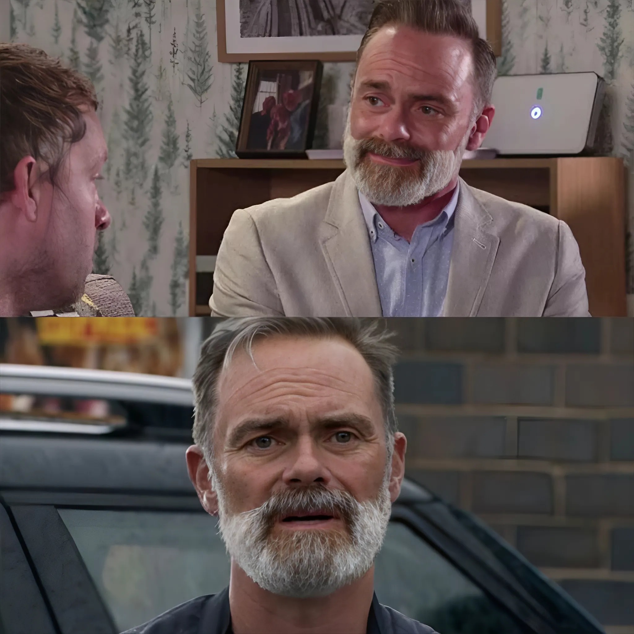 The 44-year-old actor, who has played Archdeacon Billy Mayhew on ...